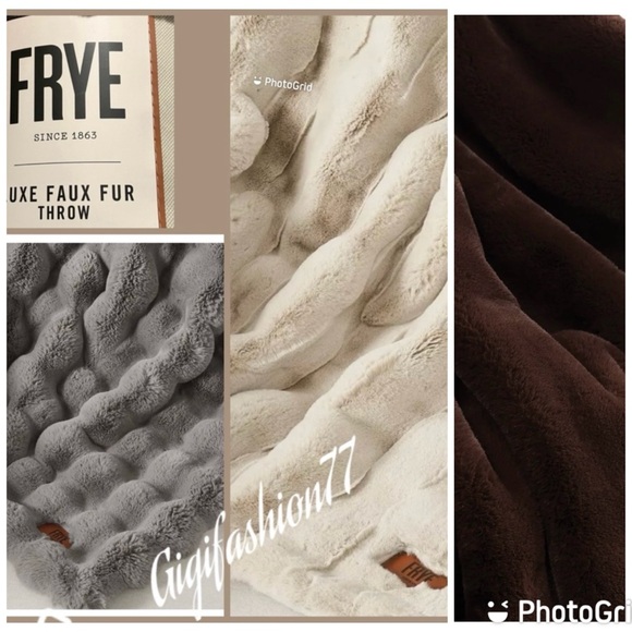 Frye | Bedding | Frye Luxe Faux Fur Throw | Poshmark